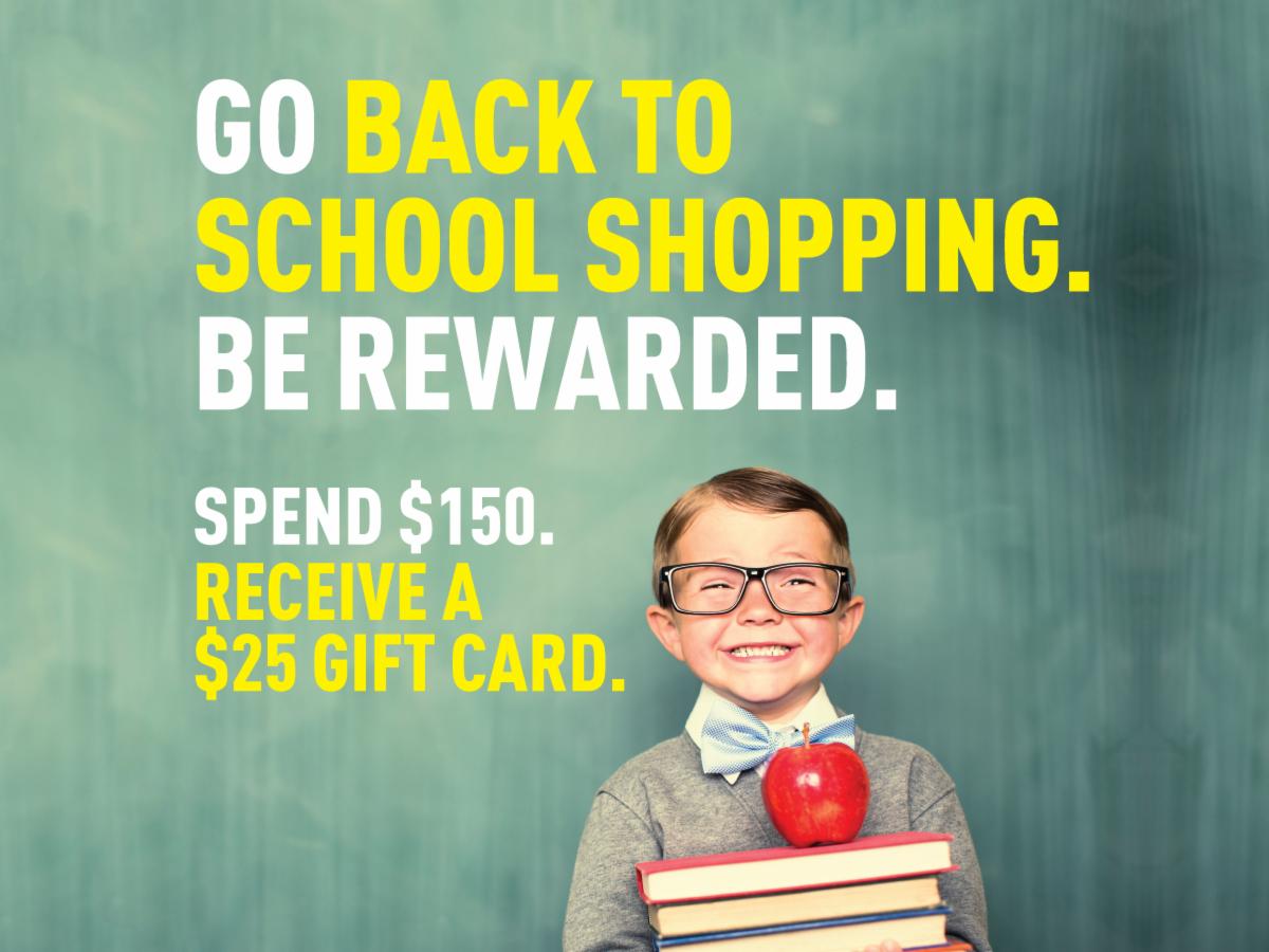 Be Rewarded Back to School Promotion - Golf Mill Shopping Center ...